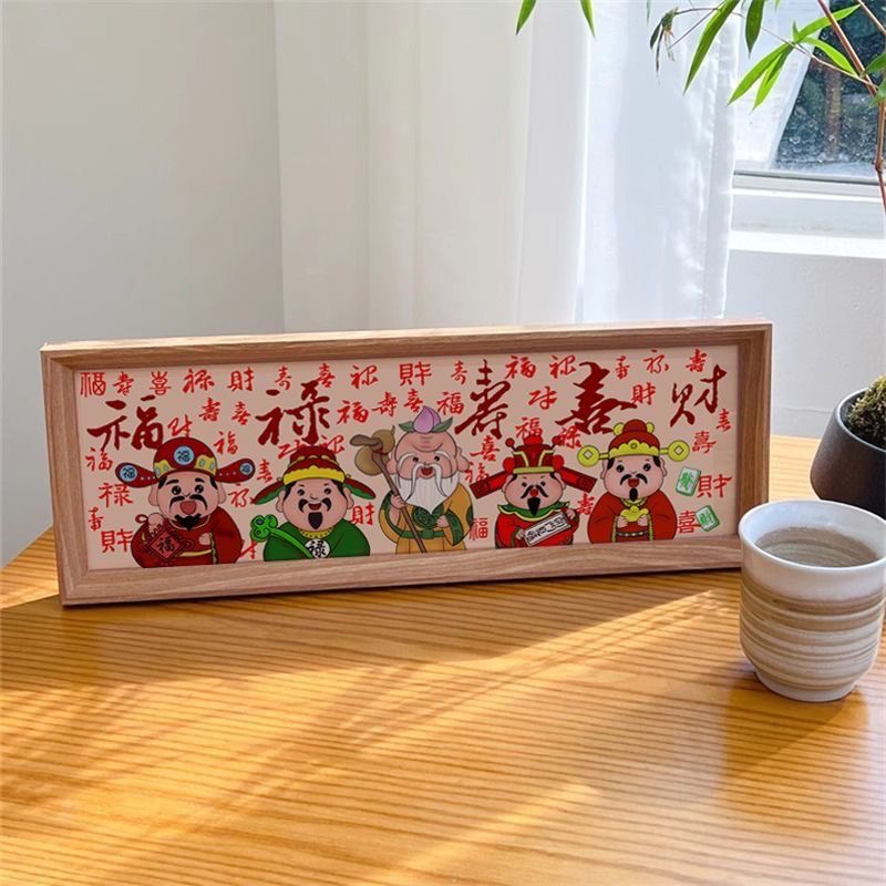 ready stock•cny 2025 chinese New Year Living backdrop deco homestay ...