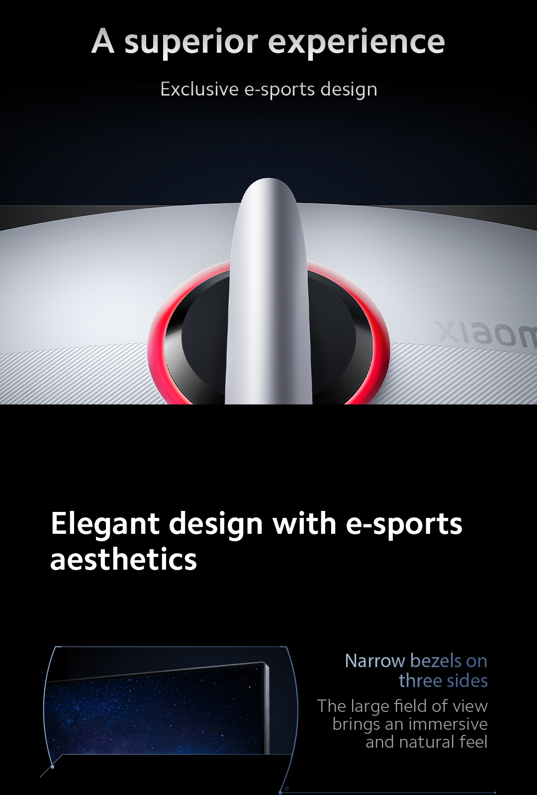 Xiaomi Mini LED Gaming Monitor G Pro 27i | 2K 180Hz 27" Fast IPS |1152 ...