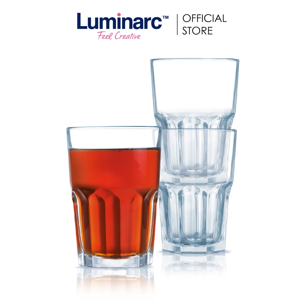 Luminarc 6Pcs Granity Highball Glass Set - (350ML) [Model: N0781 ...