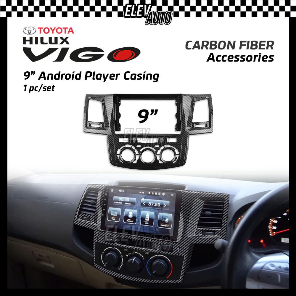 Toyota Hilux Vigo CARBON FIBER Interior Exterior Accessories Trim Gear ...