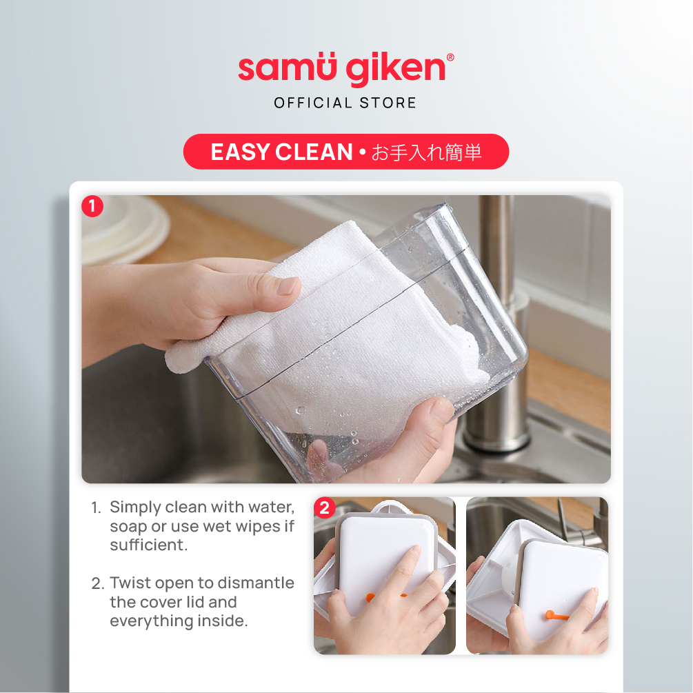 Samu Giken Bekas Simpanan Kedap Udara(Lutsinar / UV) | Air Tight Container(TRANSPARENT/UV ...