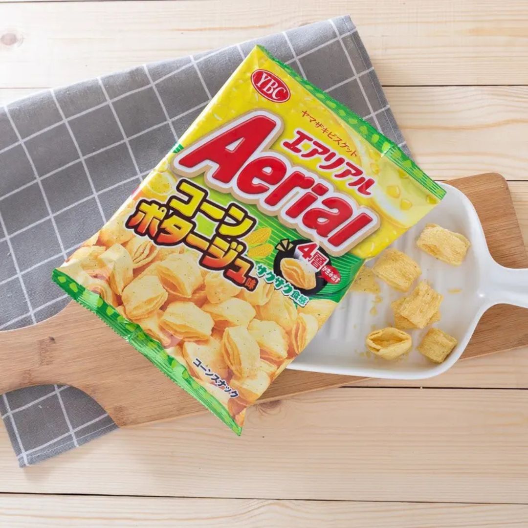 (Japan Made) YBC Aerial Japanese Corn Snack Rich Cheese / Corn Potage ...