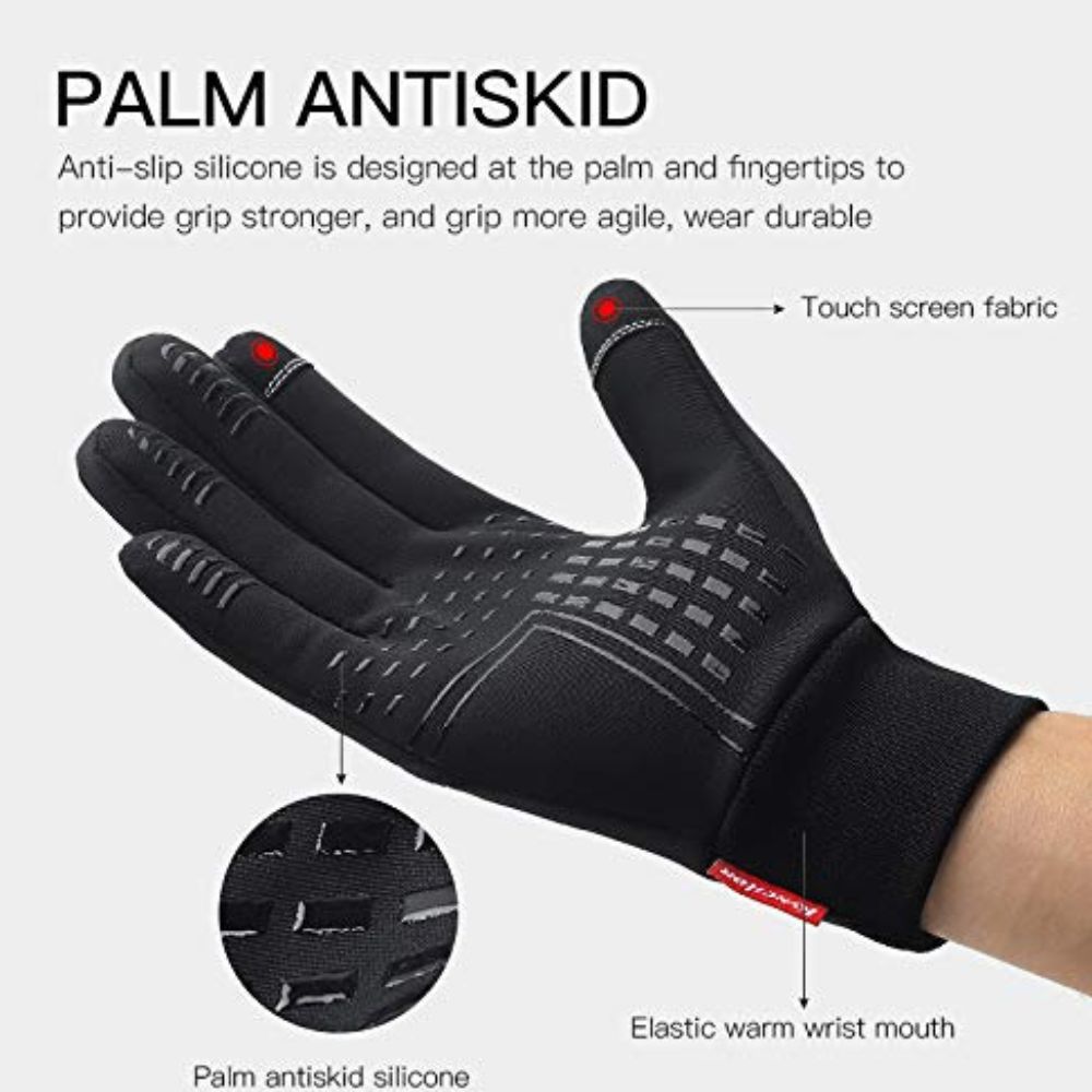 Kyncilor Anti Slip Waterproof Winter Keep Warm Outdoor Gloves | Shopee ...