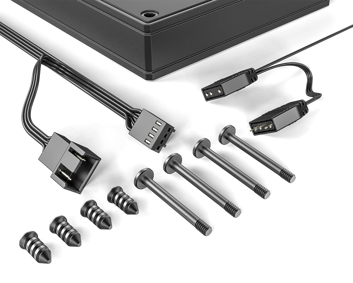 ID-COOLING AS-120-ARGB-K 12cm Casing Fan 4PIN PWM 3PIN ARGB FAN ( Black ...