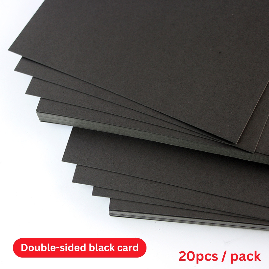 350/450GSM A4 Size Black Card / Kad Hitam (20'S) | Shopee Malaysia