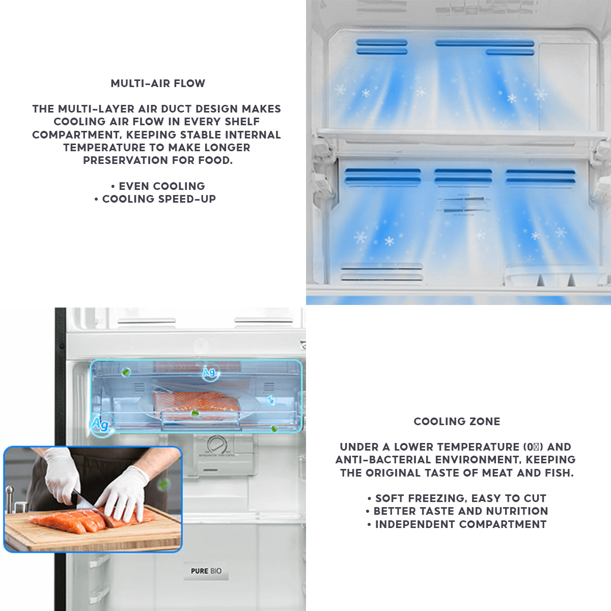 (Free InstalL)Toshiba 2 Doors Inverter Refrigerator - Silver Star (220L ...