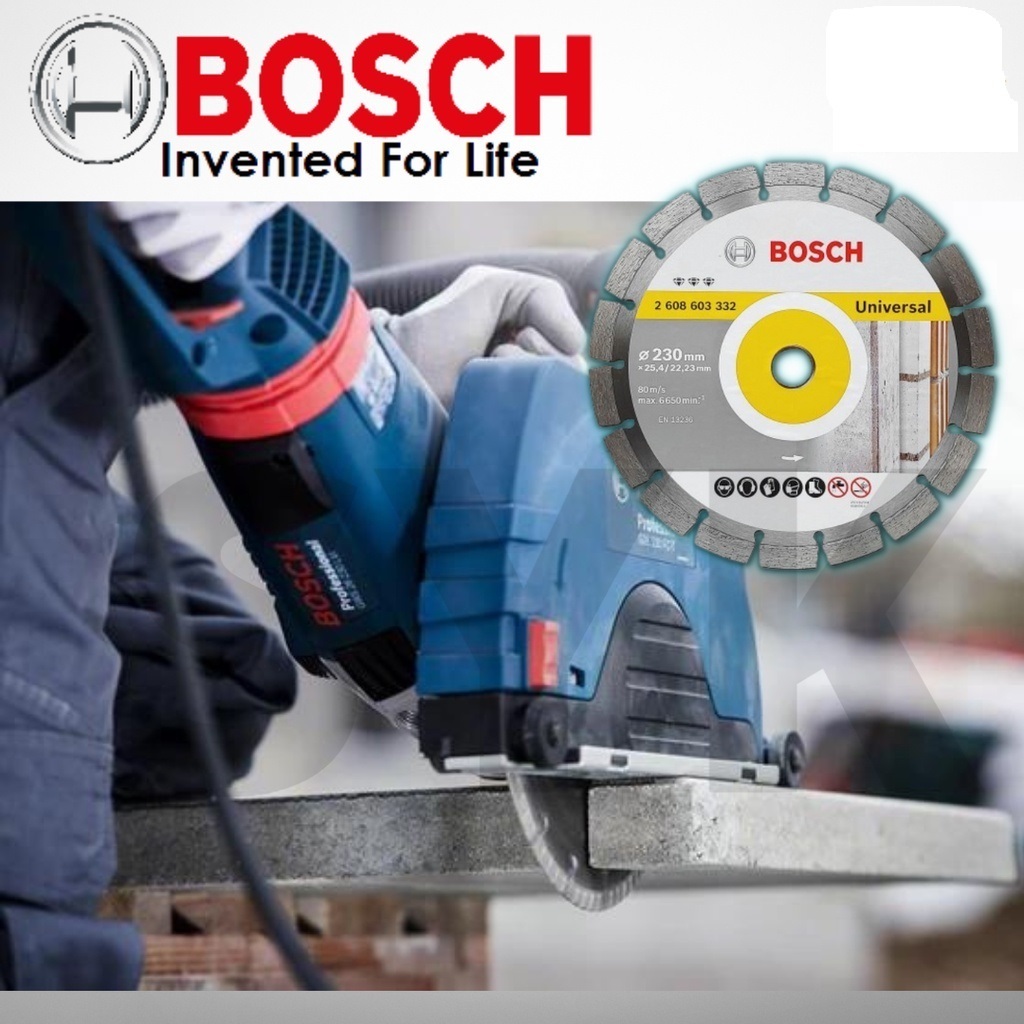 Bosun 9" 230mm Concrete Cutting Disc for Concrete Red Brick Cement Batu ...