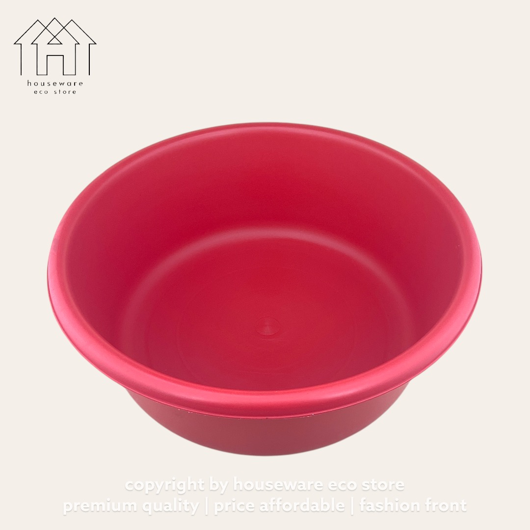 14 inch Basin Bathtub Laundry Round Basin Pot Basin Cuci Pinggan / Wash ...