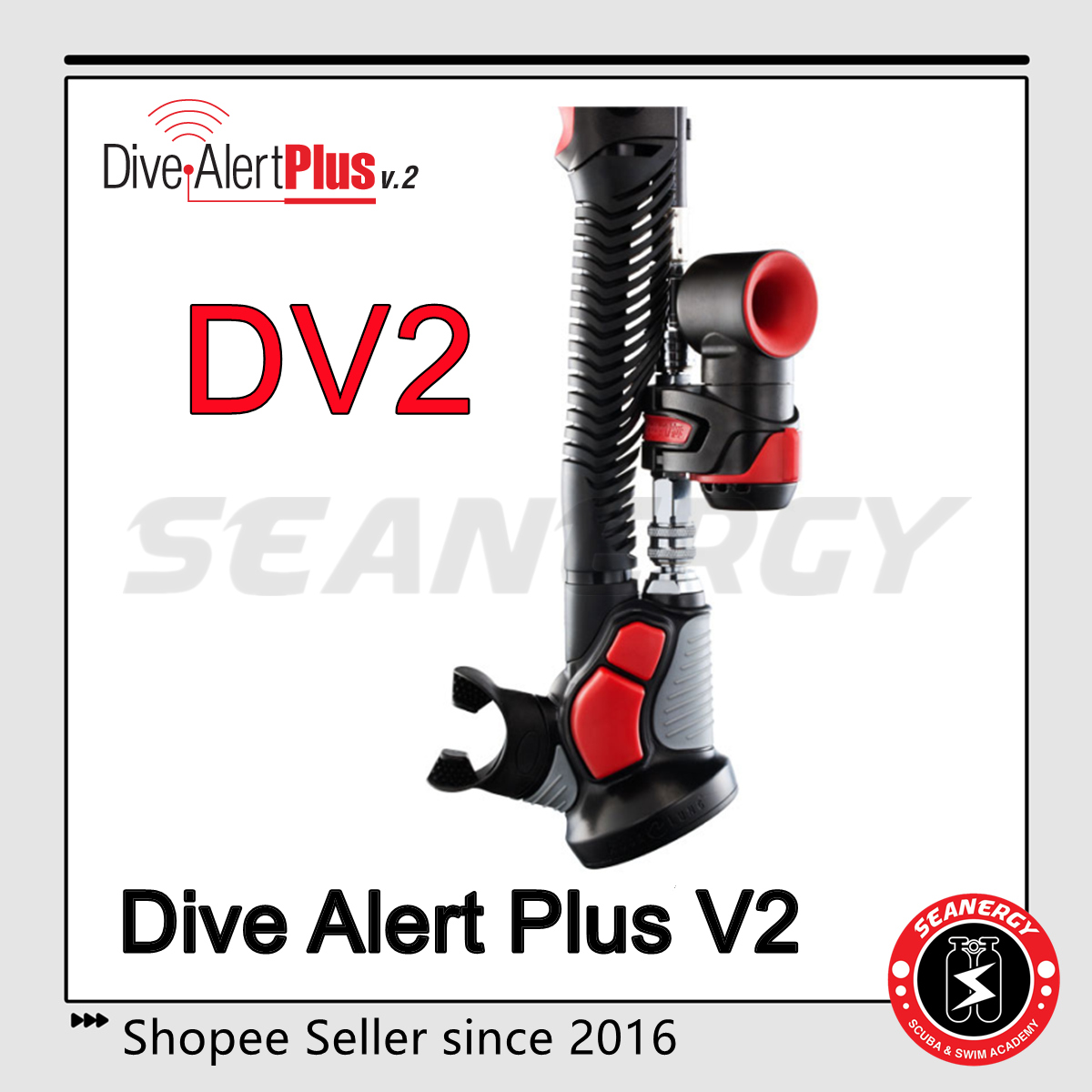 DIVEALERT PLUS V2 DV1 DV2 DV3 Scuba Diving Air Horn Underwater & Signaling Device Survival ...