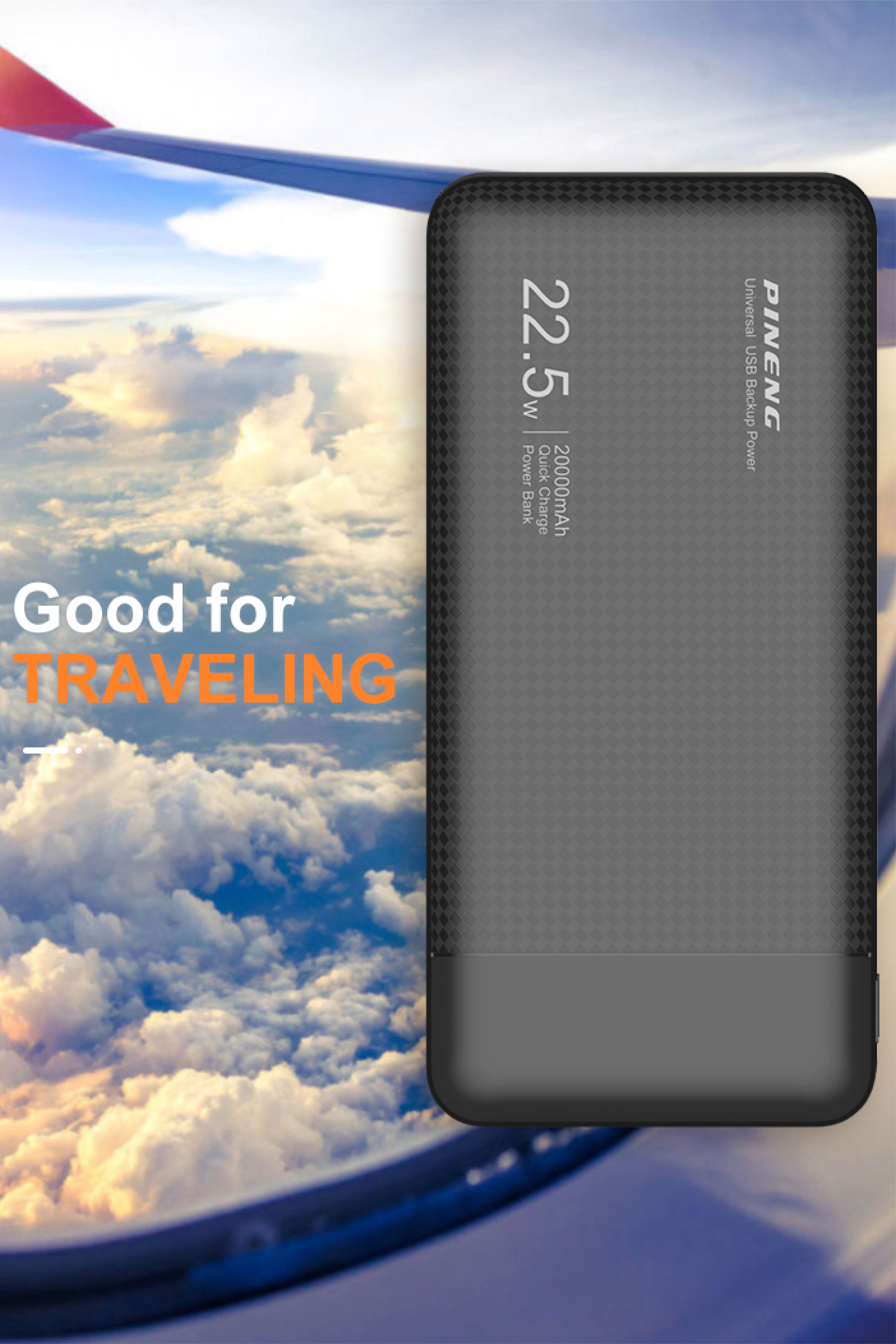 Pineng PN-859PD 22.5W PD+QC 3.0 20000mAh Fast Charging Powerbank with ...