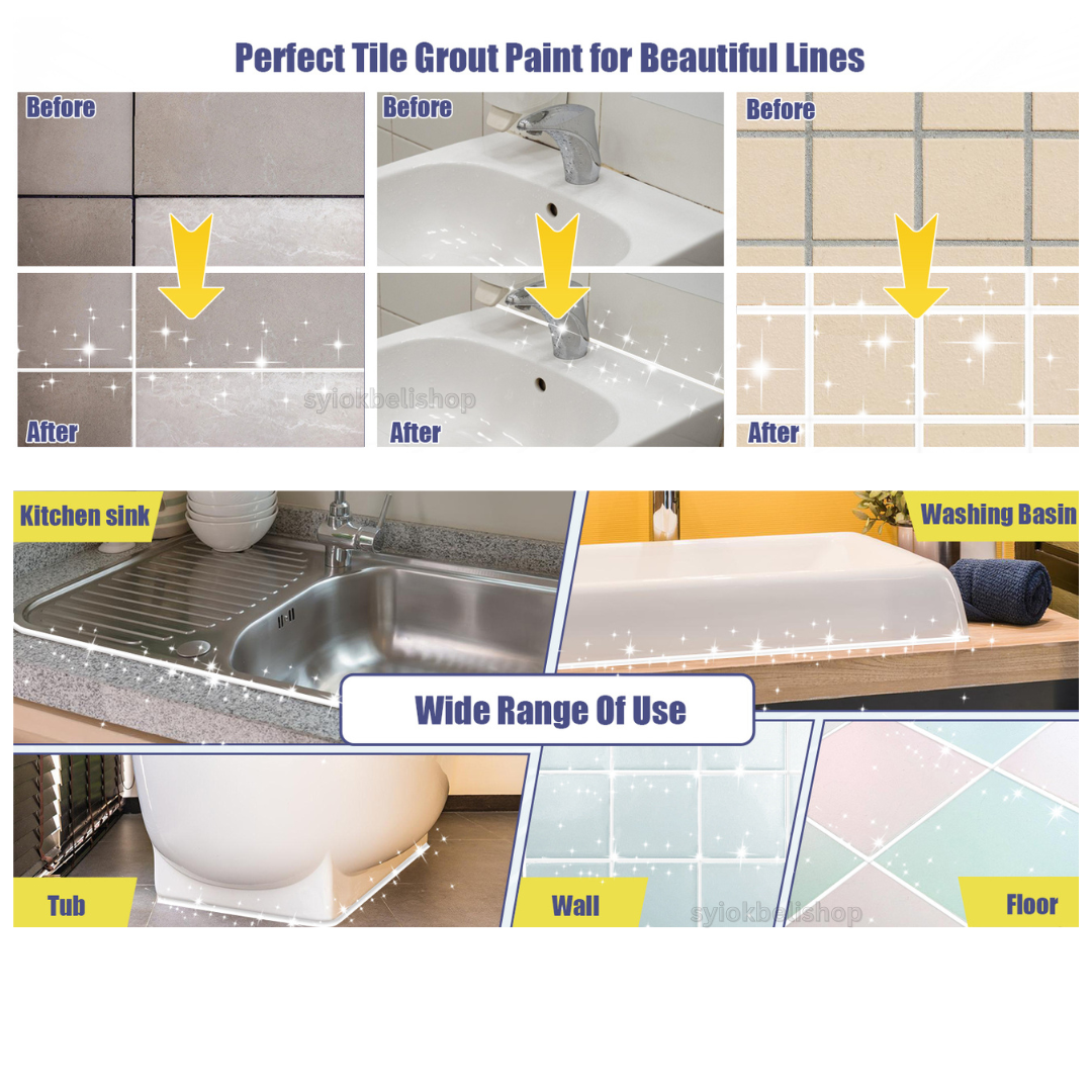Tile Gap Reform Waterproof Gap Filler Ceramic Wooden Concrete Sealant ...
