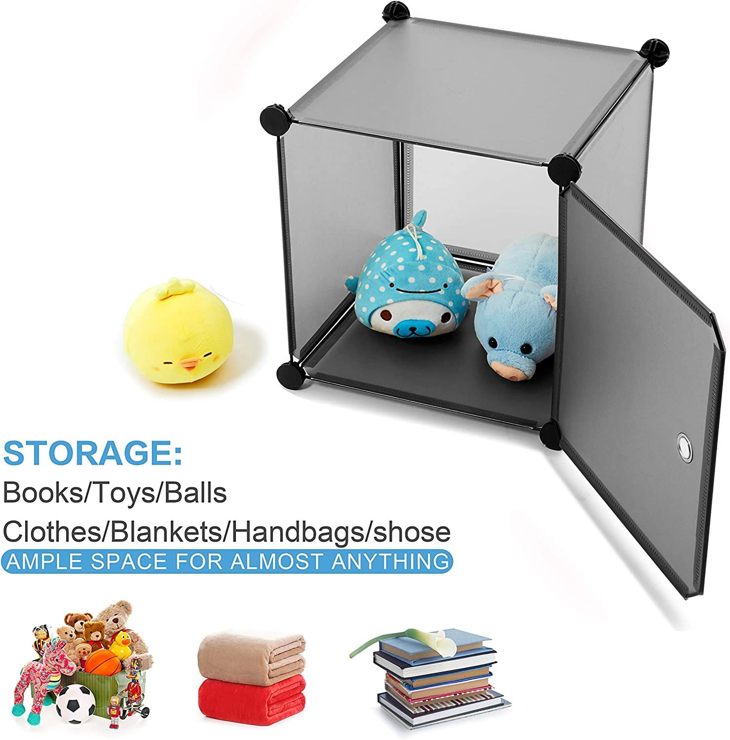 DIY Almari baju PVC Sheet Cabinet Plastic Clothing Wardrobe Storage For ...