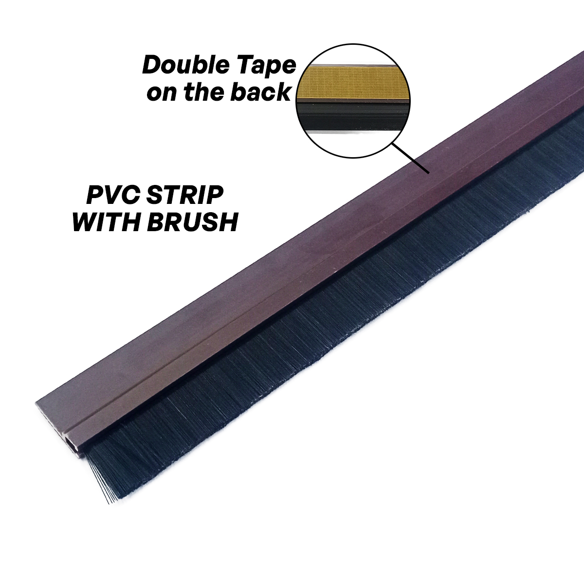 Home Store Door Bottom Seal Kedap Bawah Pintu PVC/Aluminium dengan ...