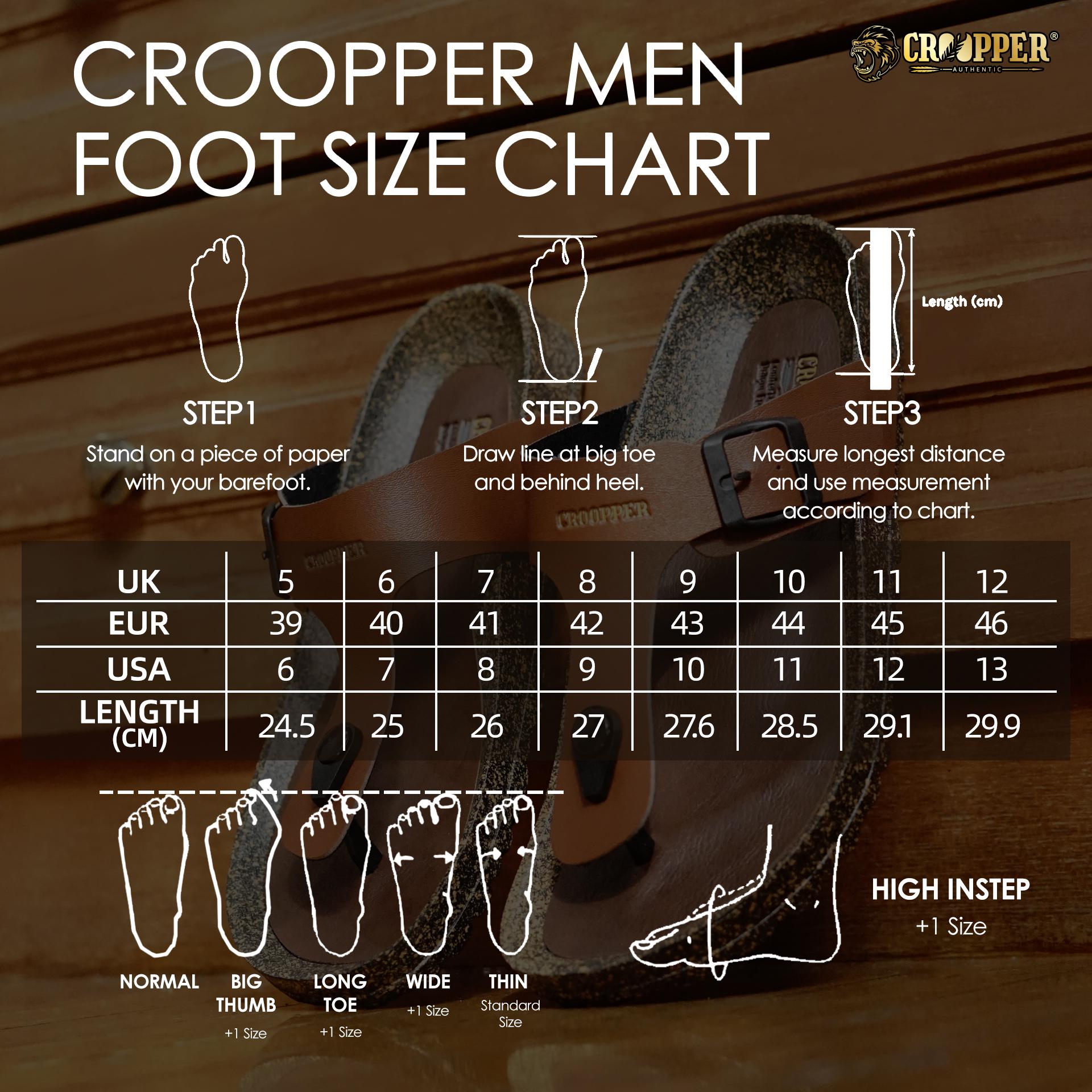 Croopper Men's Casual Comfort Sandals | Black/Navy | CP81-1115 | Shopee ...
