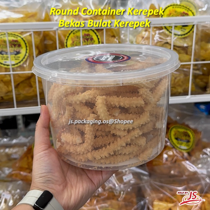Felton FC2300 Round Disposable Plastic Food Container 2300ml Bekas ...