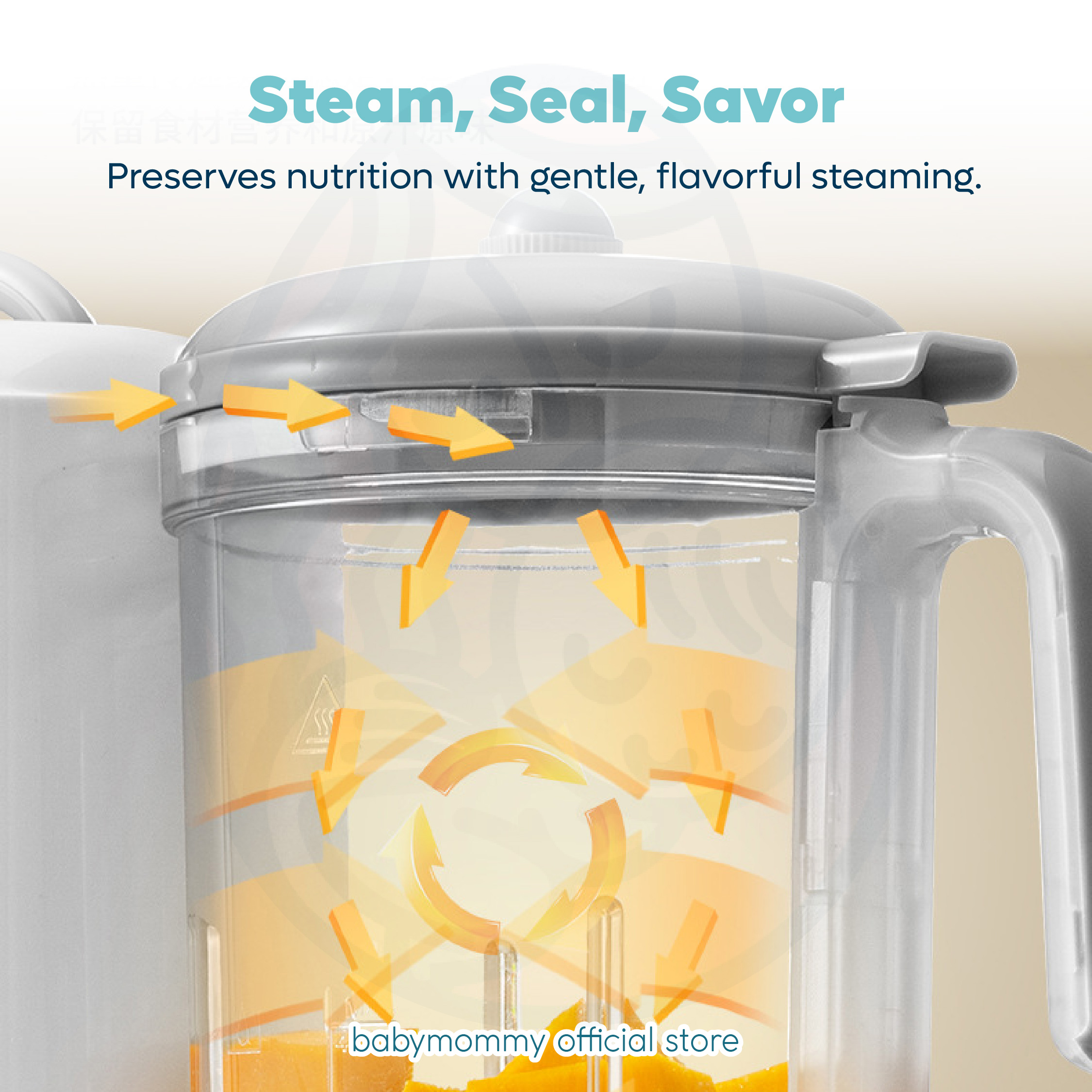 Babymommy👶4in1 Baby Food Processors Mixer Automatic Steaming Electric ...