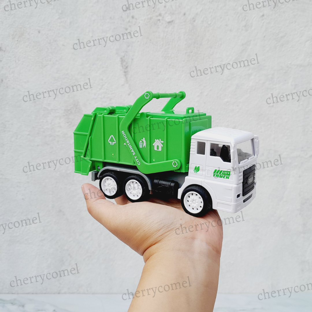 Garbage Truck Toy with Multi Movable Parts Lorry Mainan Lori Sampah ...