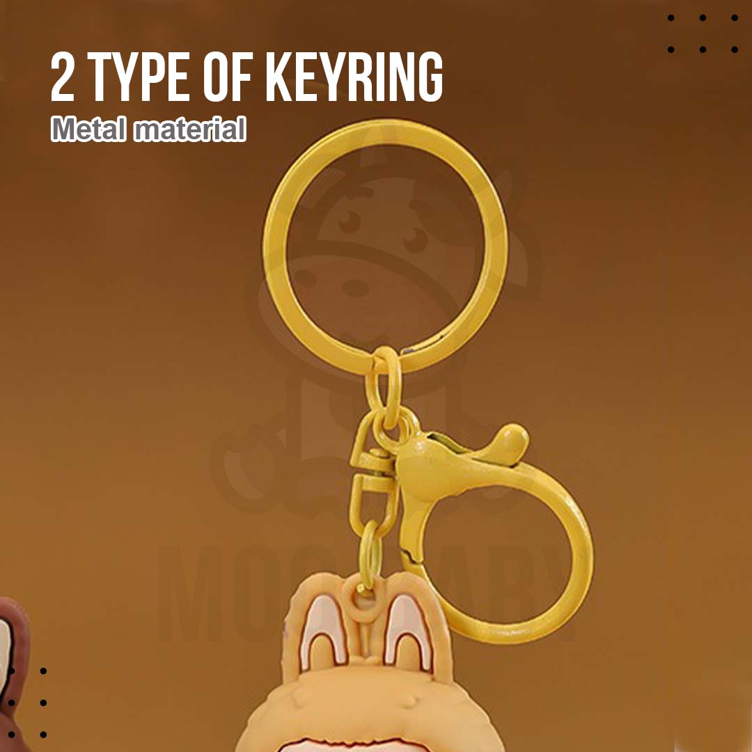 ⭐Moo Baby Labubu Keychain Labubu Mini Labubu Keychain Murah Labubu ...