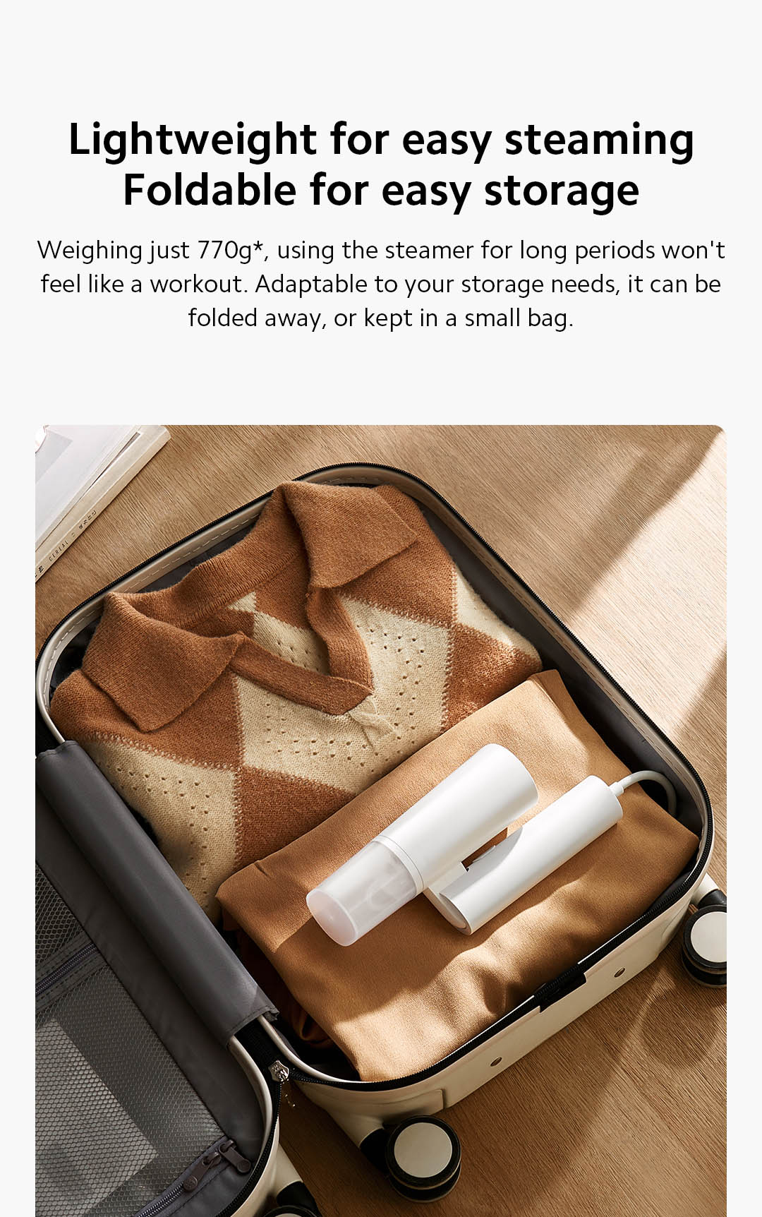 Xiaomi Handheld Garment Steamer | Foldable Mini Steamer | Large Water ...