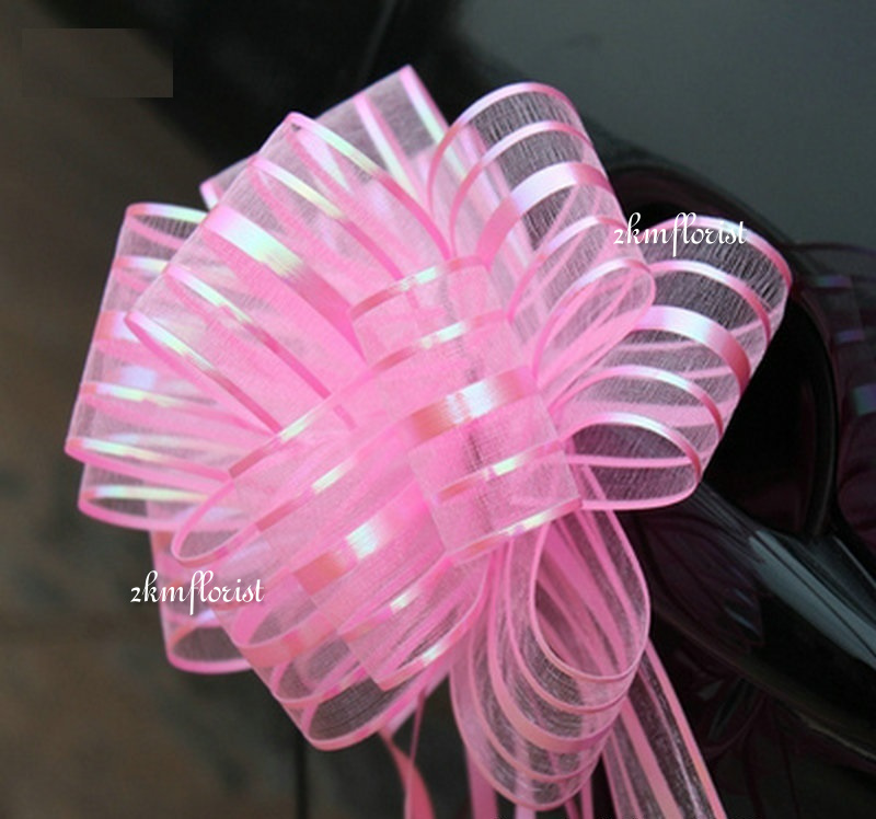 8014 PULL Ribbon Reben Riben Gift Organza Flower Bouquet Happy Birthday ...
