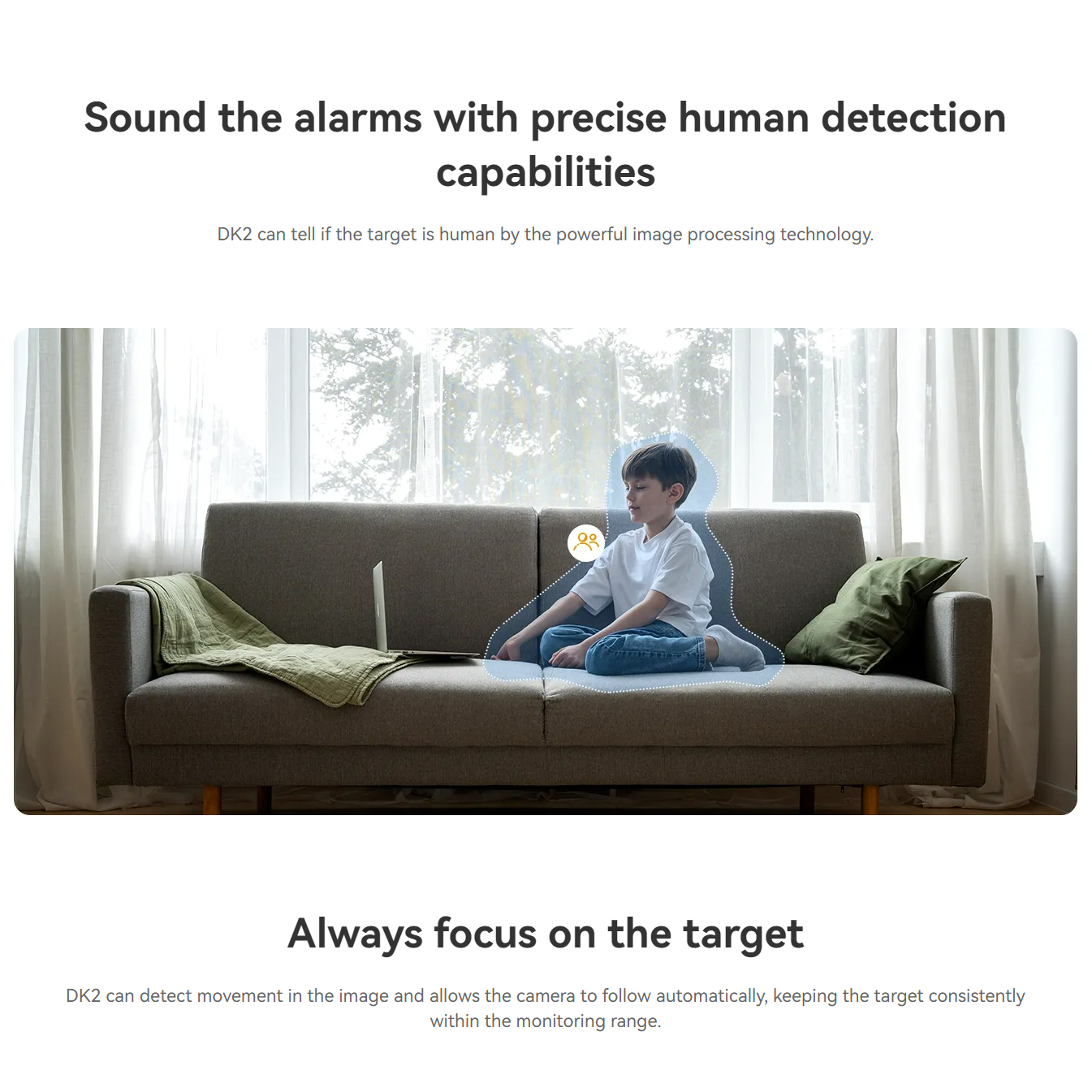 IMOU DK2 Wifi Camera CCTV 2MP 4MP Smart AI Motion Detect Tracking Night ...
