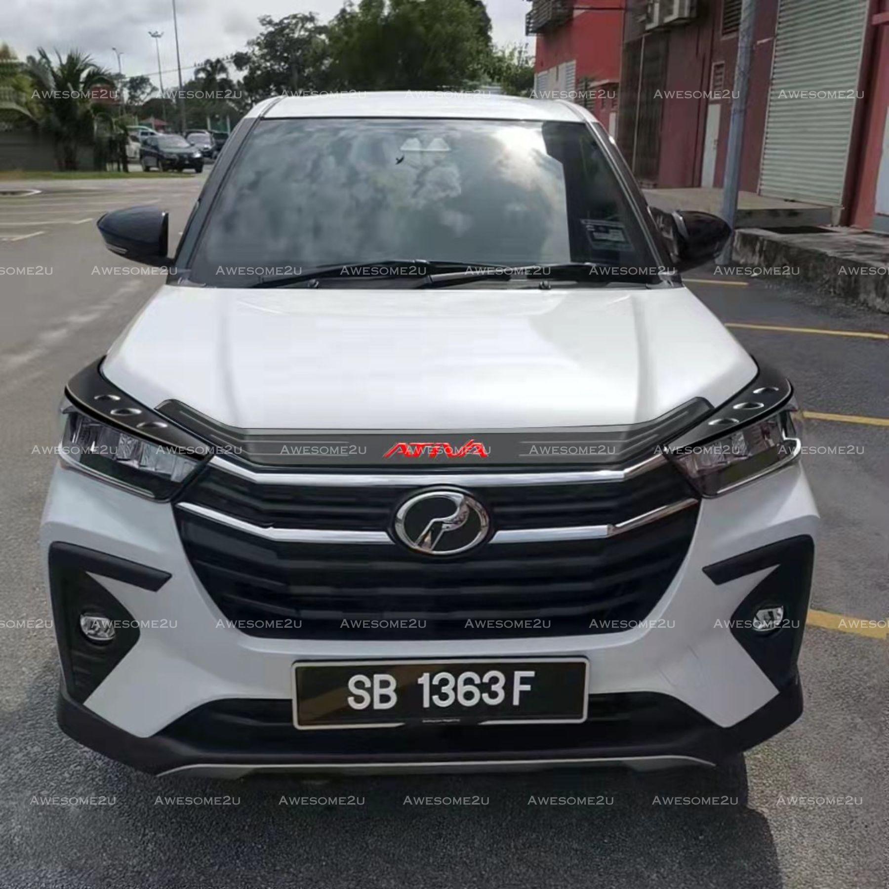 Awesome2u Perodua Ativa Car Sportivo Design Front Bonnet Guard Spoiler ...