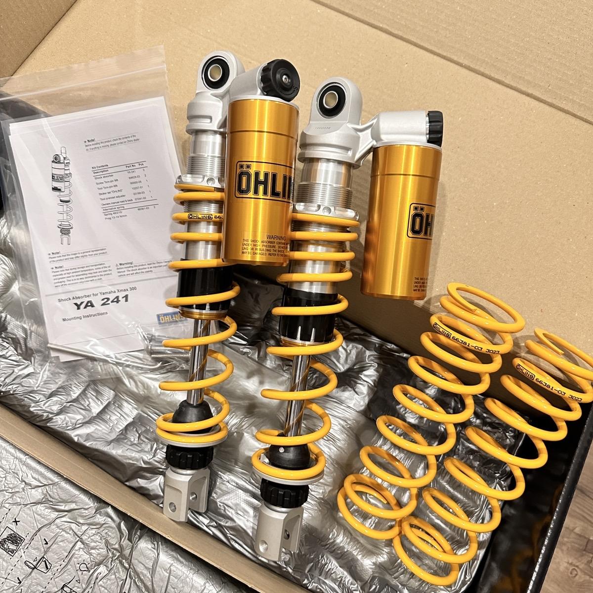 YAMAHA X-MAX V2 XMAX 250 / 300 ORIGINAL OHLINS YA241 YA 241 XMAX V2 ...