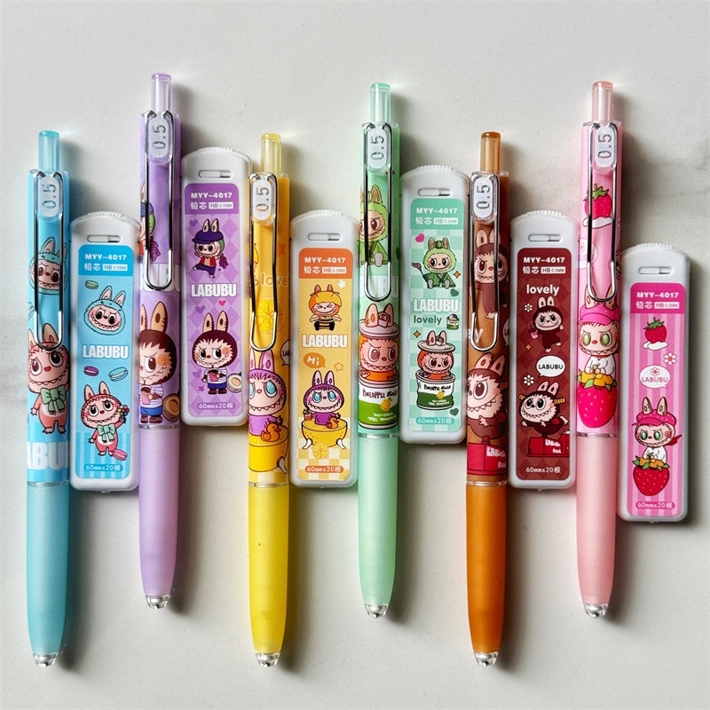 SNT(4017) Pensil Mechanical Pencil 0.5 With Lead Kuromi Pencil Labu ...