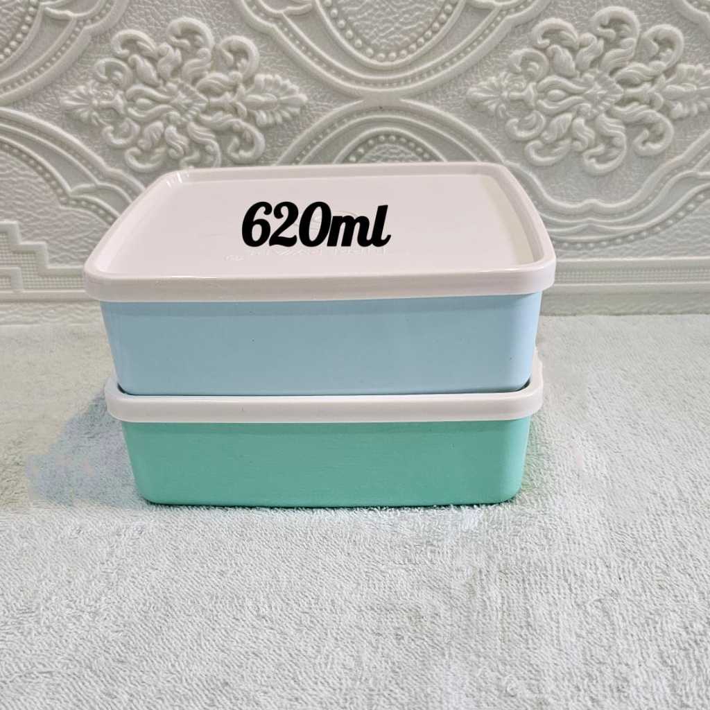 Tupperware Large Square Away 620ml (2pcs) | Shopee Malaysia