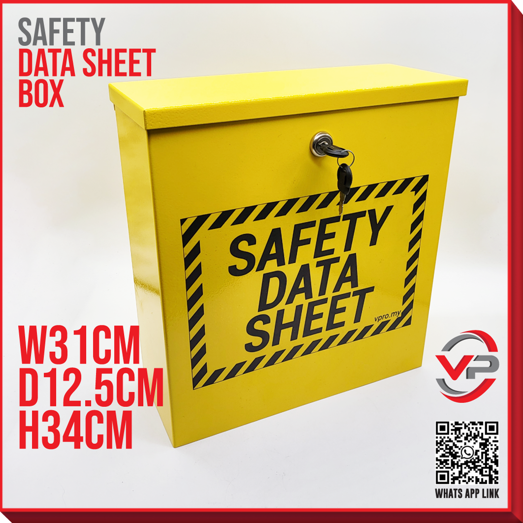 SAFETY DATA SHEET SDS MSDS STOAGE BOX YELLOW STAINLESS STEEL OUTDOOR ...