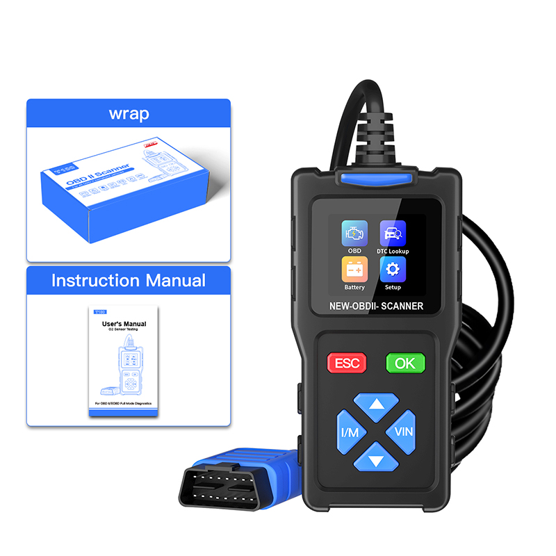 T100 OBD2 Car Scanner For Perodua Proton 1.7inches Fault Code Live Data ...