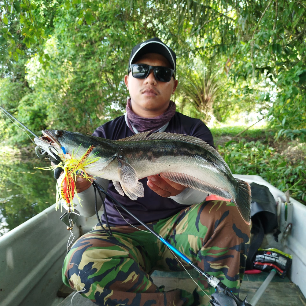 EXP TWIN BLAST ULTIMATE Snakehead Fishing Lure for Toman Haruan Bujuk ...