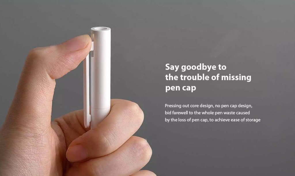 Xiaomi Mijia Mi Gel Ink Pen White | MJZXB01WC 0.5mm Quick Dry Writing ...