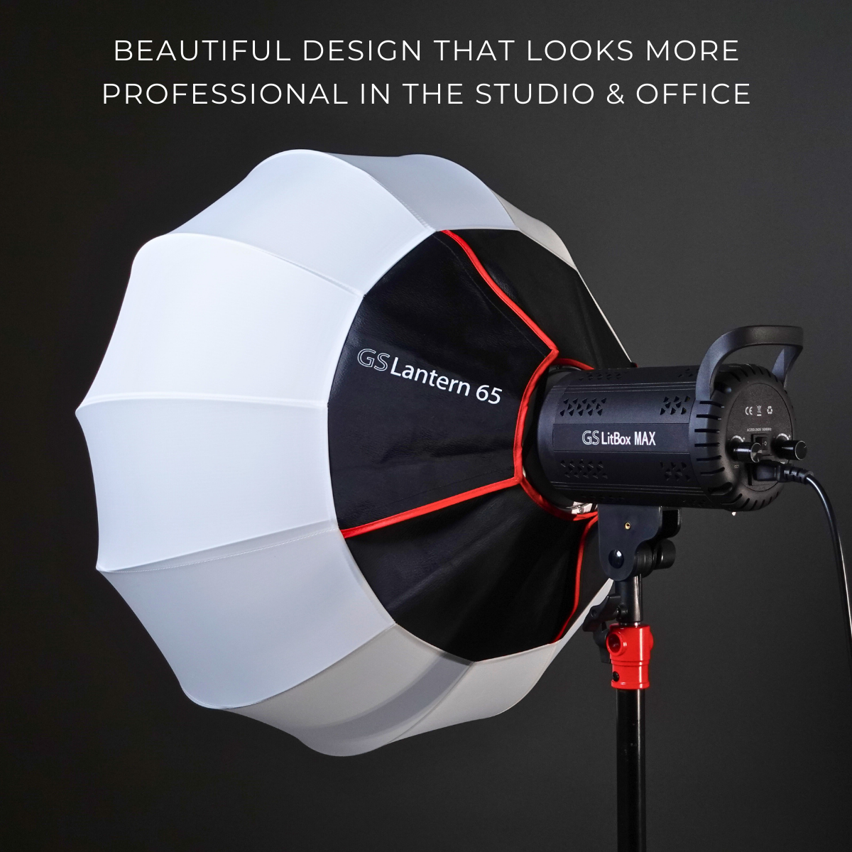 GS Lantern Globe Softbox Easy Fold For LED Light/Studio Flash/Strobe ...