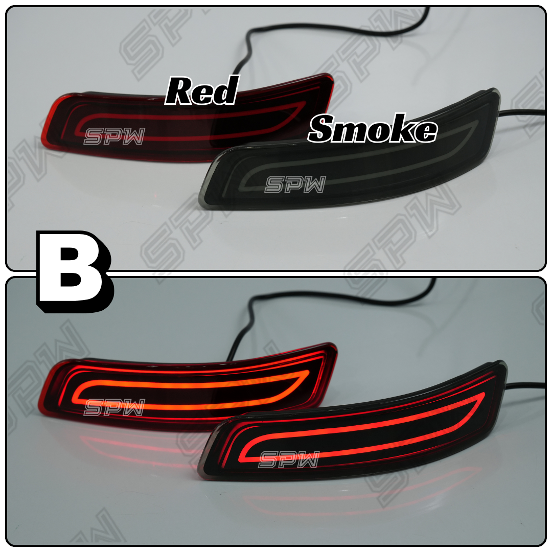 Toyota Corolla Altis (2014-2018) Reflector Rear Bumper LED Dynamic LED ...
