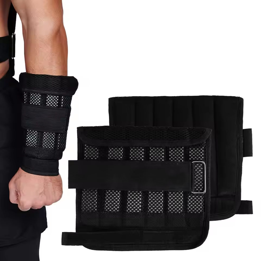 1KG, 2KG, 3KG Wrist Arm Weights, One Pair (2PCS) Adjustable Wrist ...