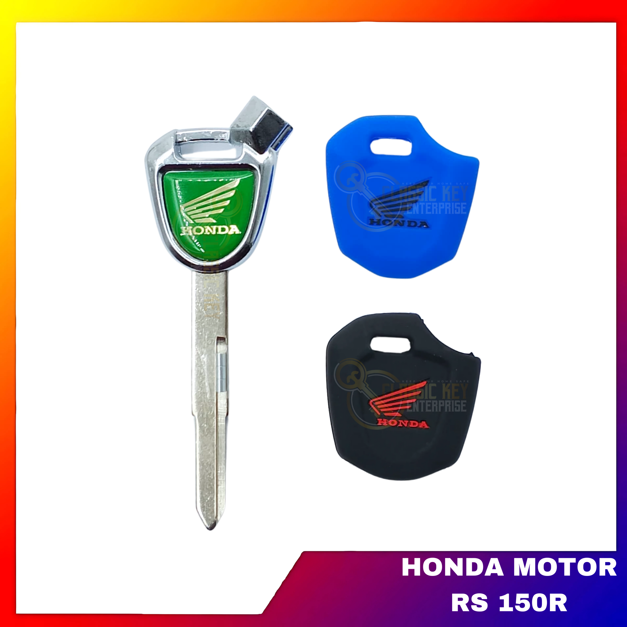 HONDA Motor Key RS150R Left Blade Metal Key (Rs150r Wave 125i Dash ...