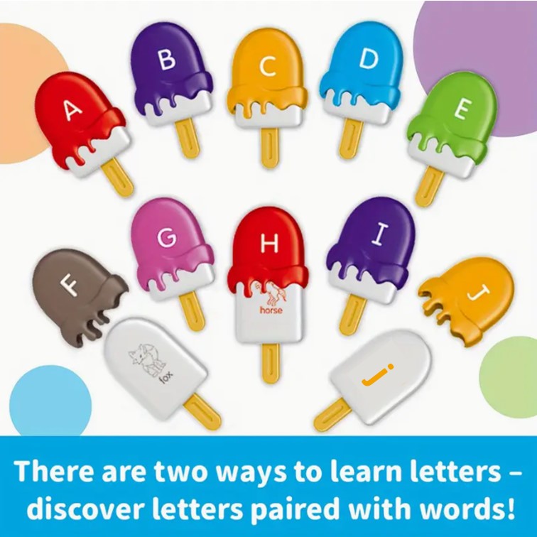 ABC ice cream toys abc toys alphabet toy mainan abc dan 123 kanak kanak ...