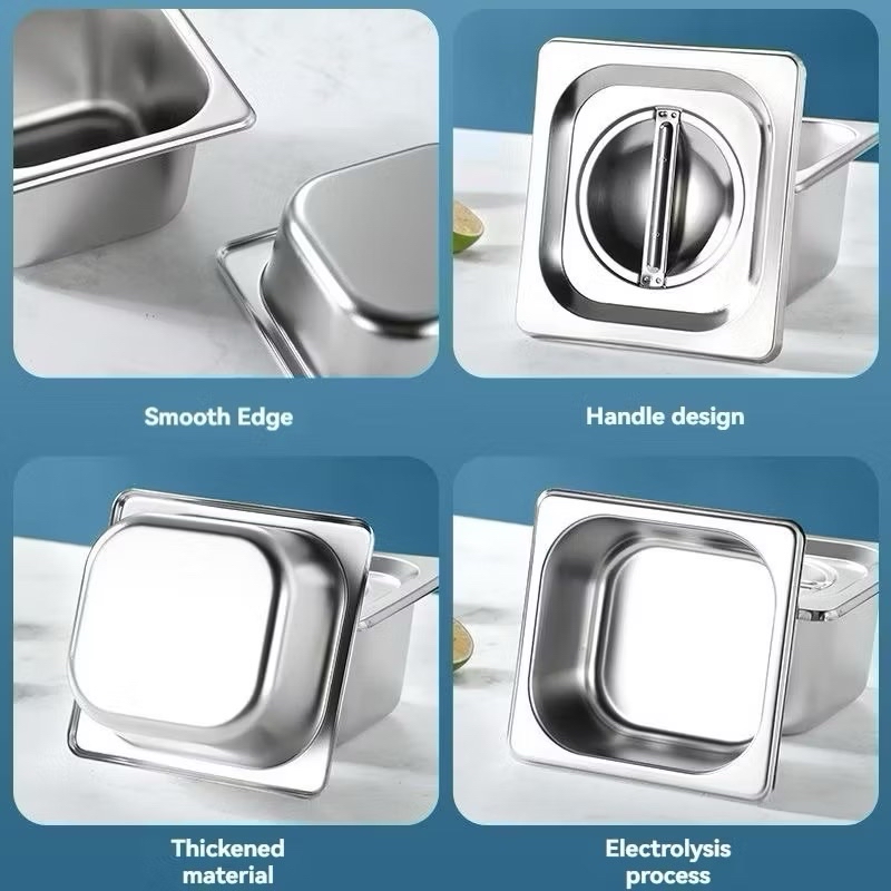 MK.wares Stainless Steel GN Pan Gastronorm Food Tray/Restaurants ...