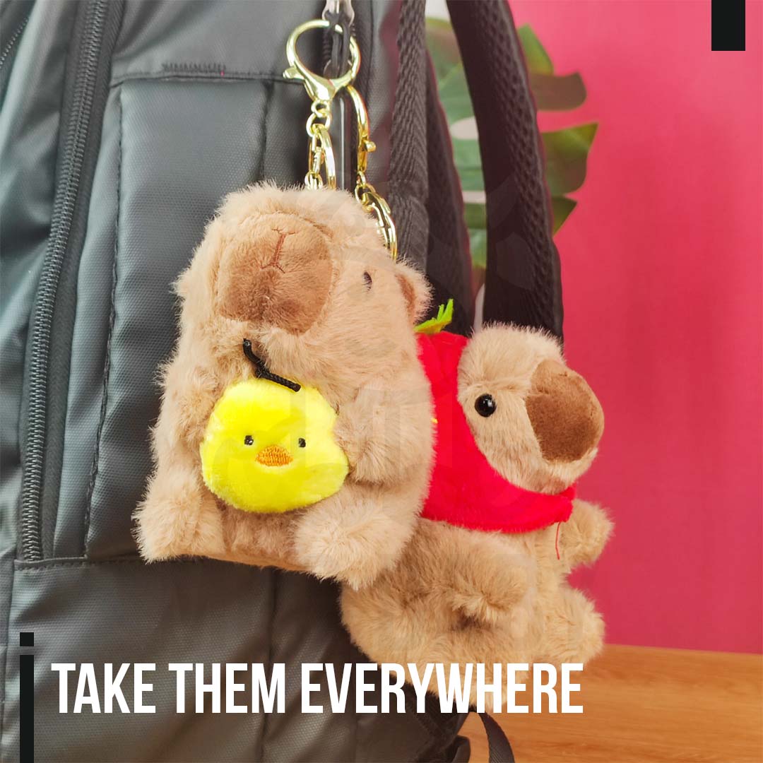 ⭐Moo Baby Kicen Capybara Murah Capybara Bubble Keychain Capybara Gift ...