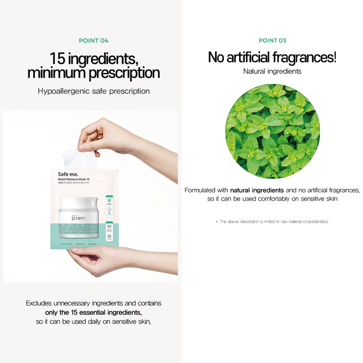 [5 Pcs] Make Prem Safe Me. Relief Moisture Mask | Shopee Malaysia