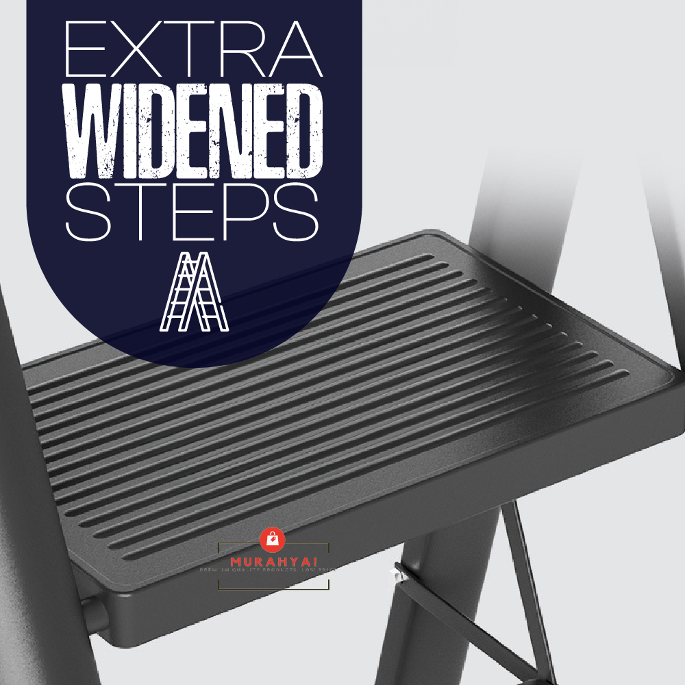 Heavy Duty Foldable Ladder Stool 2 in 1 Tangga Lipat Ladder Household 2 ...