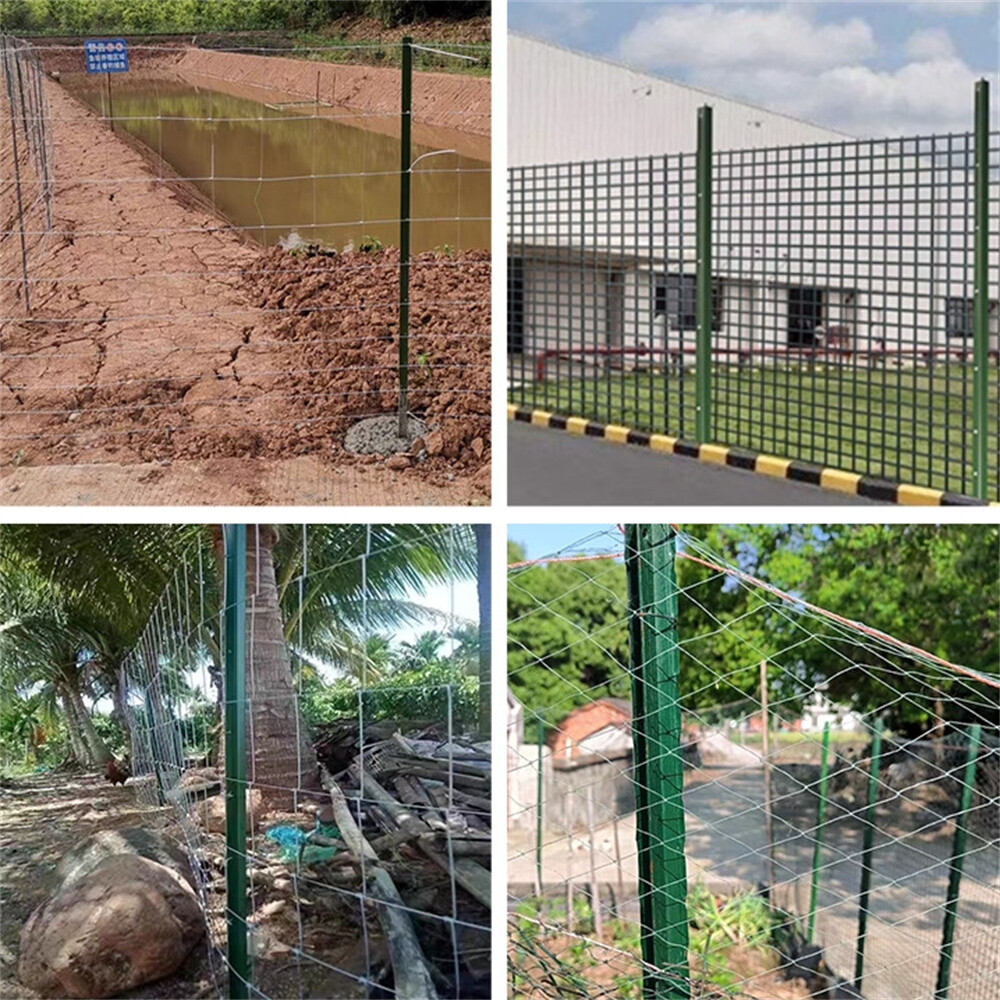 3mm thickness Pagar Cyclone Fence Column/Triangle Steel Column/Tiang ...