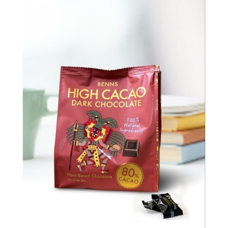 BENNS Dark Chocolate Sugar Free Benns Chocolate 黑巧克力 BENNS Vegan ...
