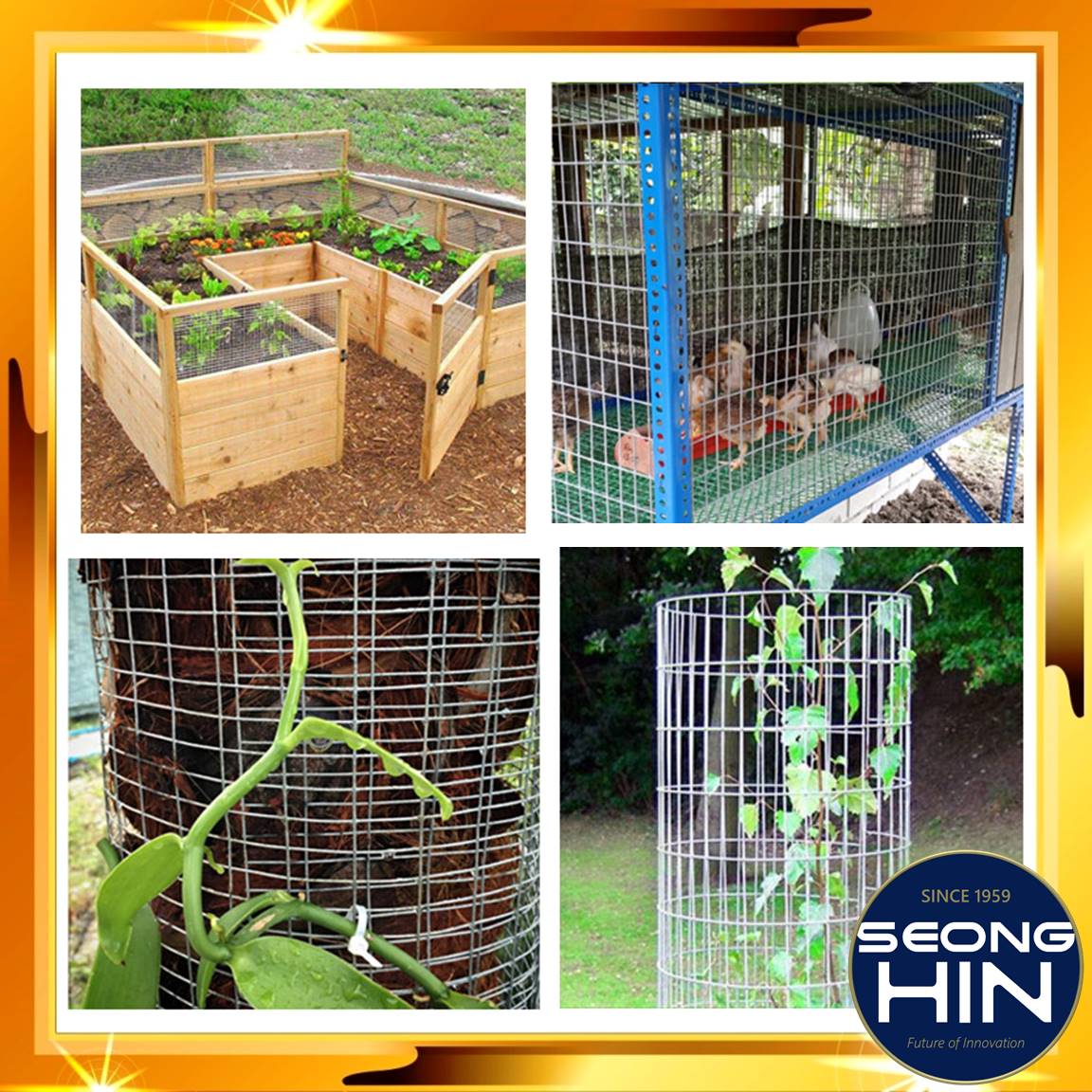 3 Feet x 40 Feet ± Galvanized BRC Welded Iron Wire Mesh Net Netting ...