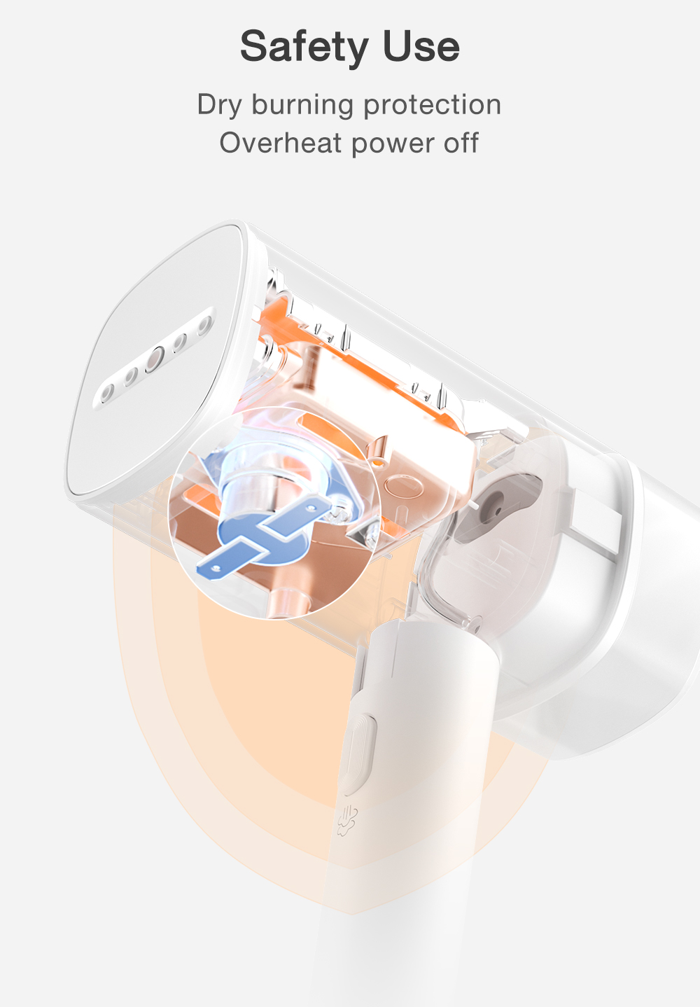 Simplus Portable Handheld Iron Garment Steamer (180ml/1200W) | Shopee ...