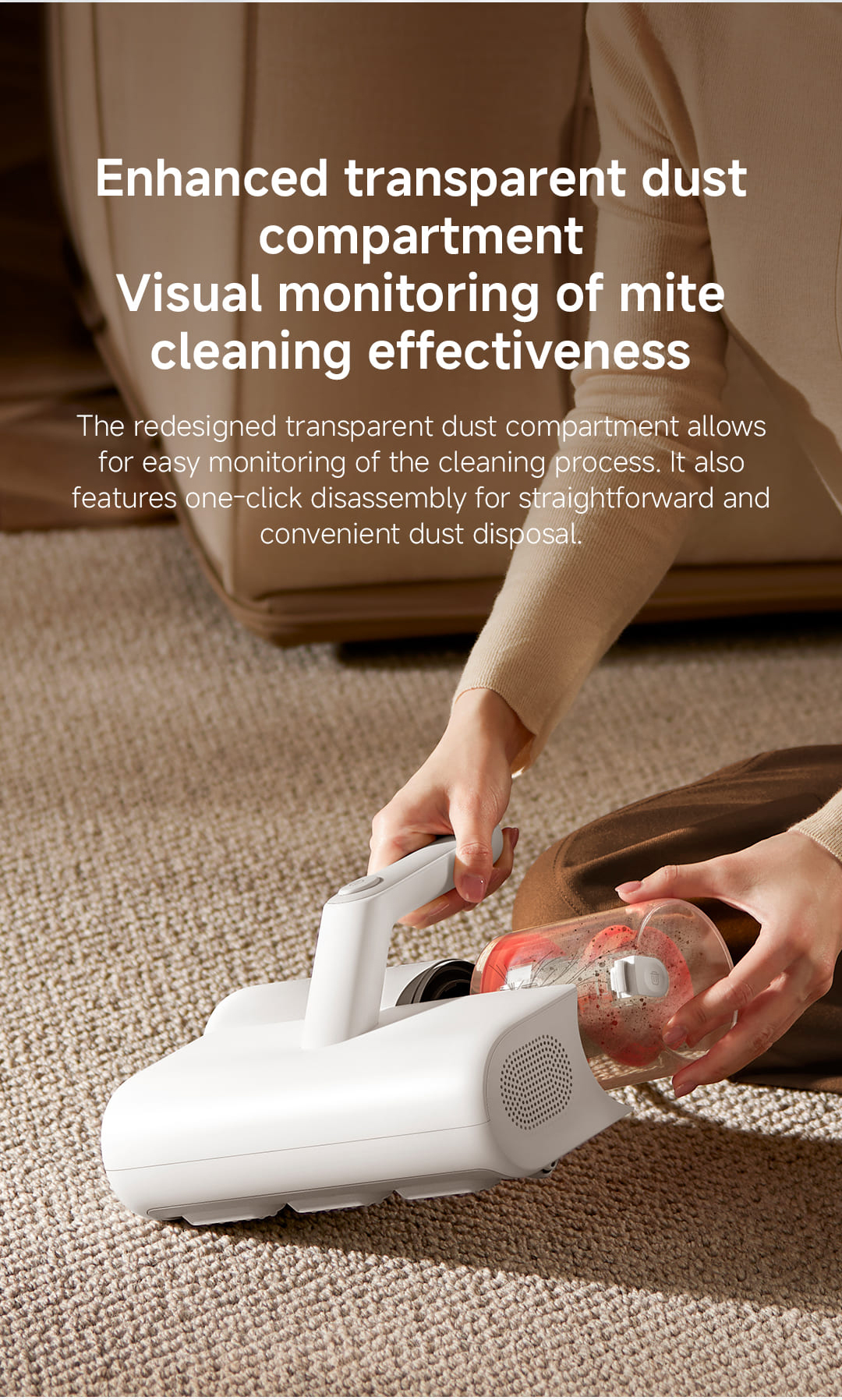 Xiaomi Dust Mite Vacuum Cleaner | 12,000Pa Suction | Enhanced Dust ...