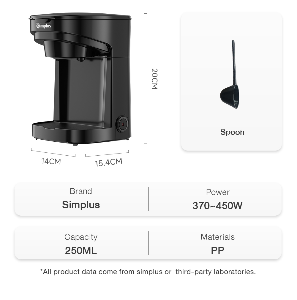 【Simplus Series 】Drip Coffee Maker Mesin Kopi Multifunctional Dual-Use ...