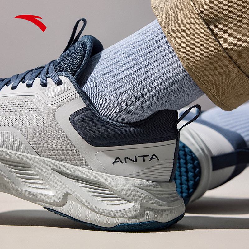 ANTA Men EBUFFER Cross Training Shoes 1125A7718-1 -Sejil Grey/Blue-Black (Kasut Sukan Lelaki ...