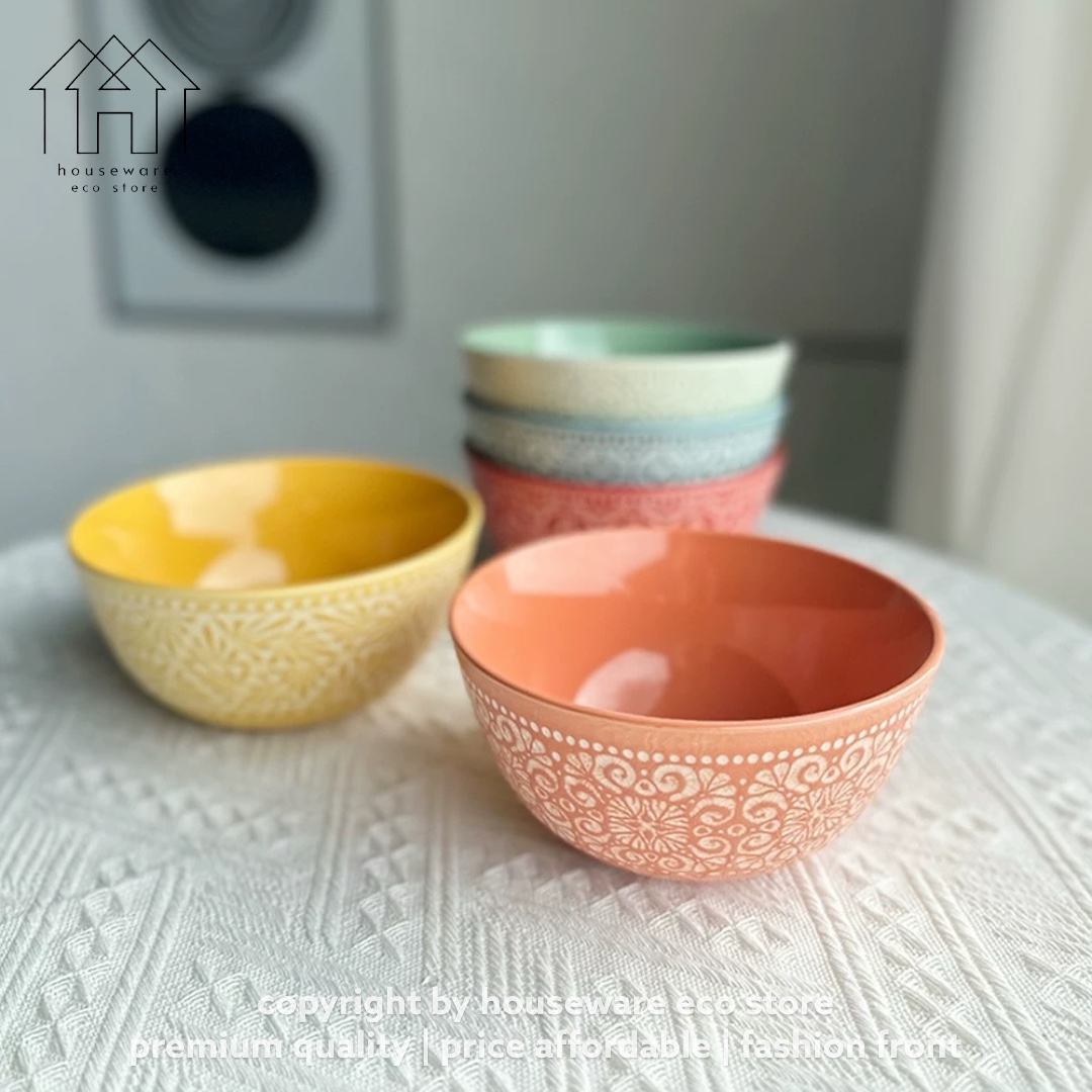 MIYA Style Rice Bowl Porcelain Bowl Ceramic Bowl Mangkuk Keramik Soup ...